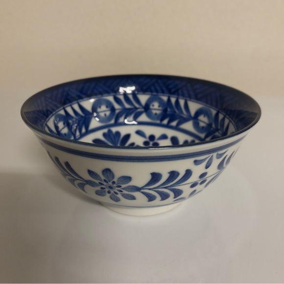 Taijimi | Dining | Vintage Japan Tajimi Porcelain Handpainted Blue Bowl ...